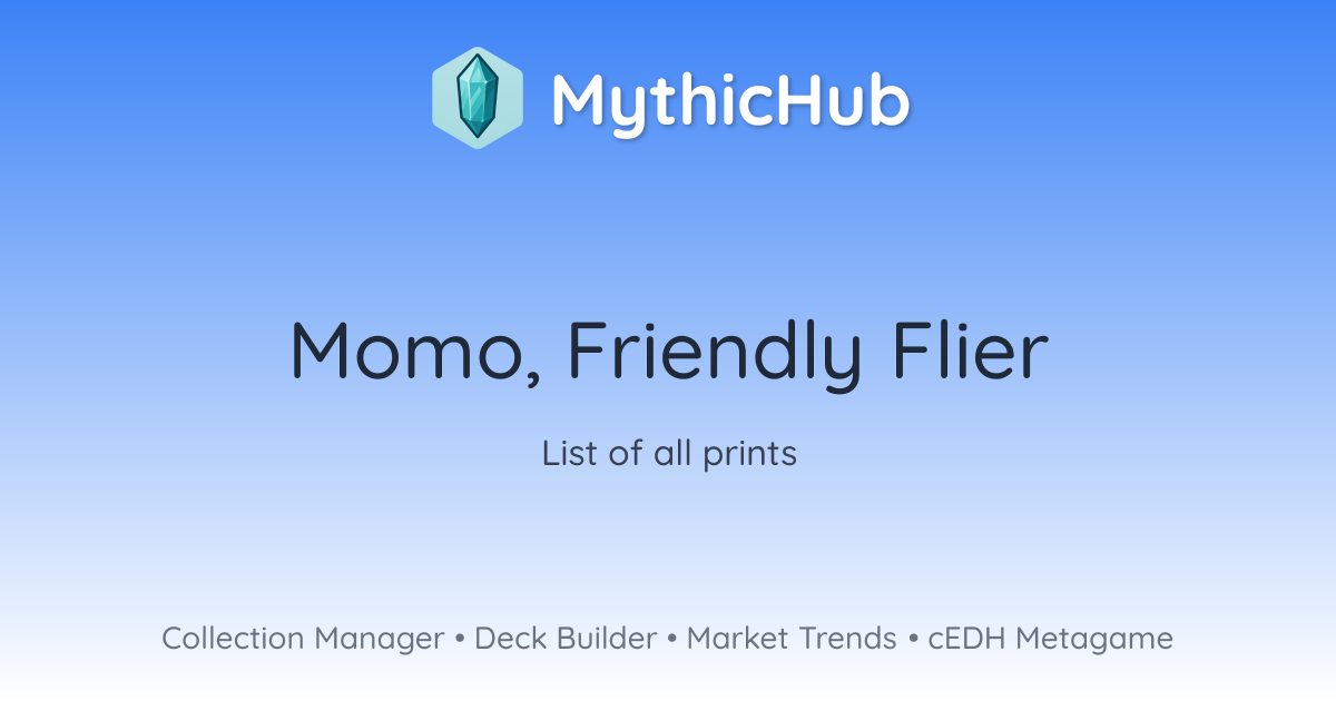 Momo, Friendly Flier | MythicHub