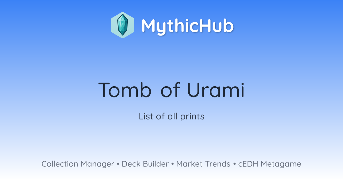 Tomb of Urami | MythicHub