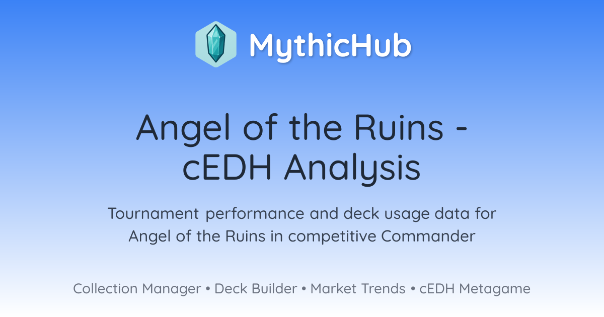 Angel of the Ruins - cEDH Analysis | MythicHub