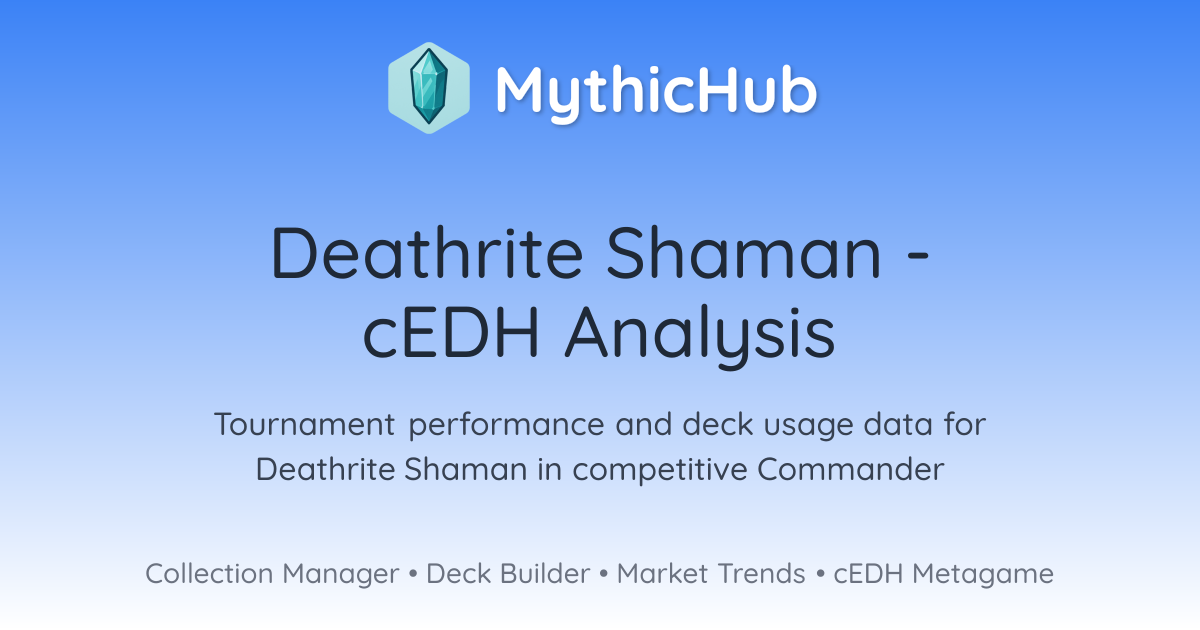 Deathrite Shaman - cEDH Analysis | MythicHub